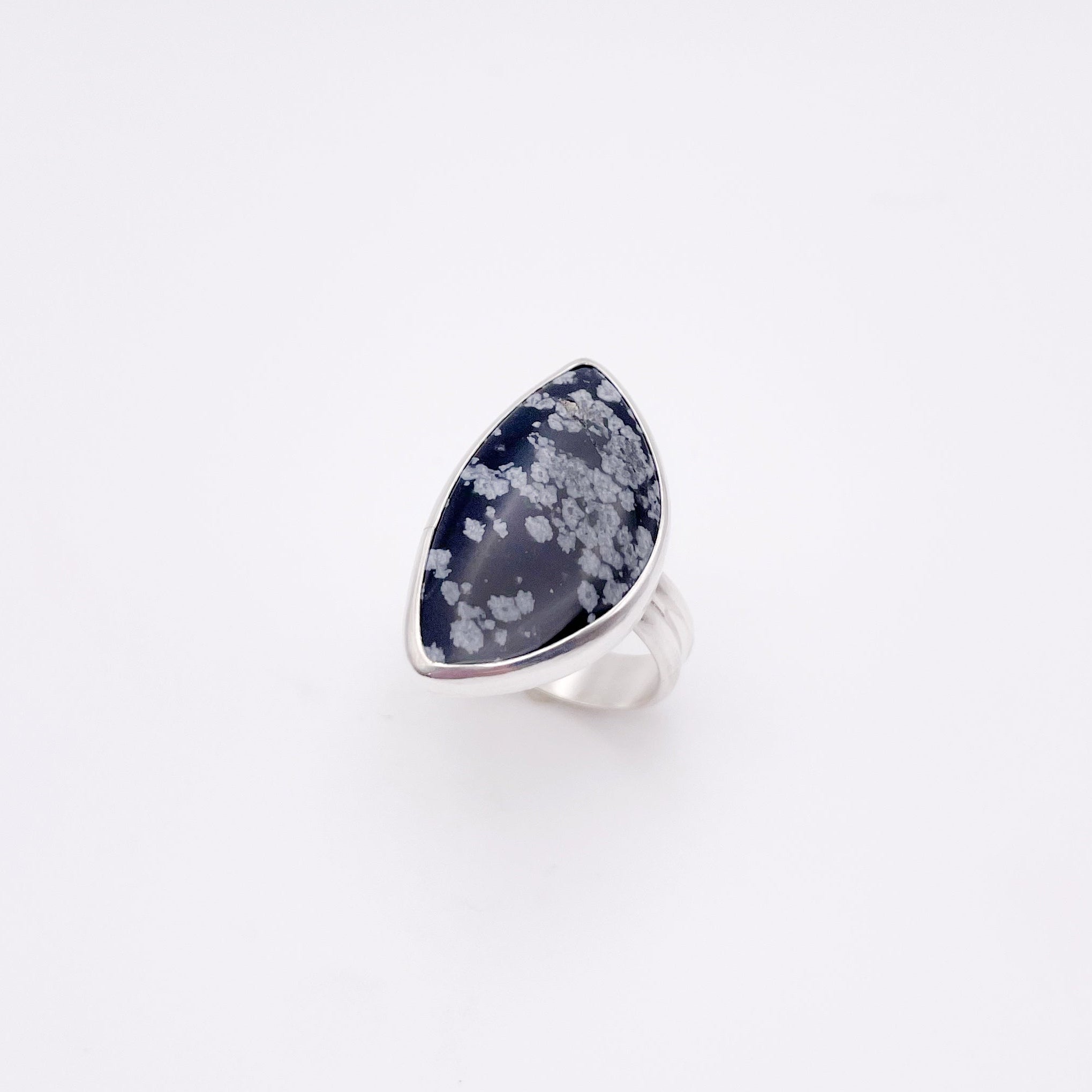 Snowflake Obsidian Ring No. 01 | Size 9.5 – J.RICHELLE